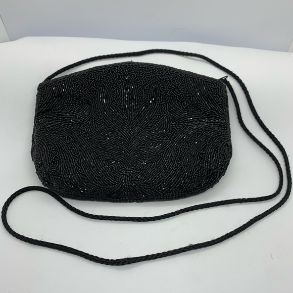Bechamel | Bags | Vintage Bechamel Beaded Black Evening Bag | Poshmark